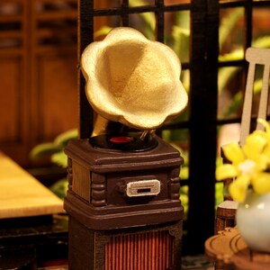 1:24 DIY Miniature Dollhouse Kit Jazz Age 20's Vintage Scenery W/ Light ...