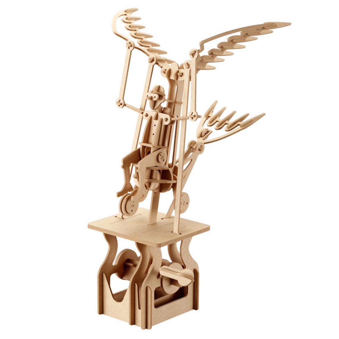 3D Wooden Puzzle Moving Model Kit DIY Moving Mechanical Wooden - Etsy