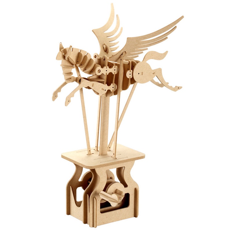 3D Wooden Puzzle Moving Model Kit DIY Moving Mechanical Wooden - Etsy