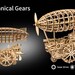 3D Wooden Puzzle Moving Clockwork Automata DIY Kit Robot Air Vehicle ...
