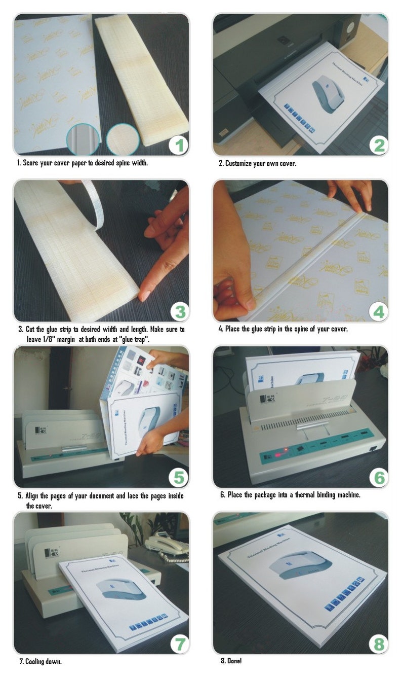 Thermal Binding Glue Strips Book Binding Create Your Own - Etsy Thermal Binding Glue Strips Book Binding Create Your Own - Etsy