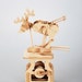 3D Wooden Puzzle Moving Model Kit DIY Moving Mechanical Wooden Automata ...