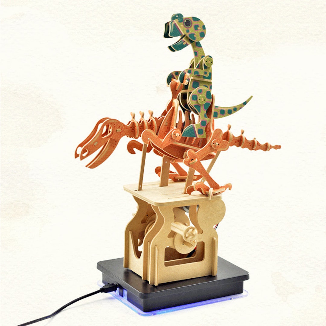 3D Wooden Puzzle Moving Model Kit DIY Moving Mechanical Wooden - Etsy