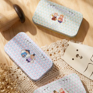 SUPER TINY 1:100 DIY Miniature Dollhouse Kit Tin Box Mini World Fairy ...