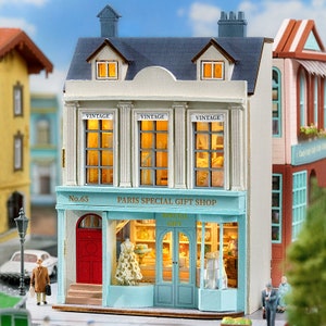 SUPER TINY House Town Shop Sweet Home DIY Miniature Dollhouse Kit ...