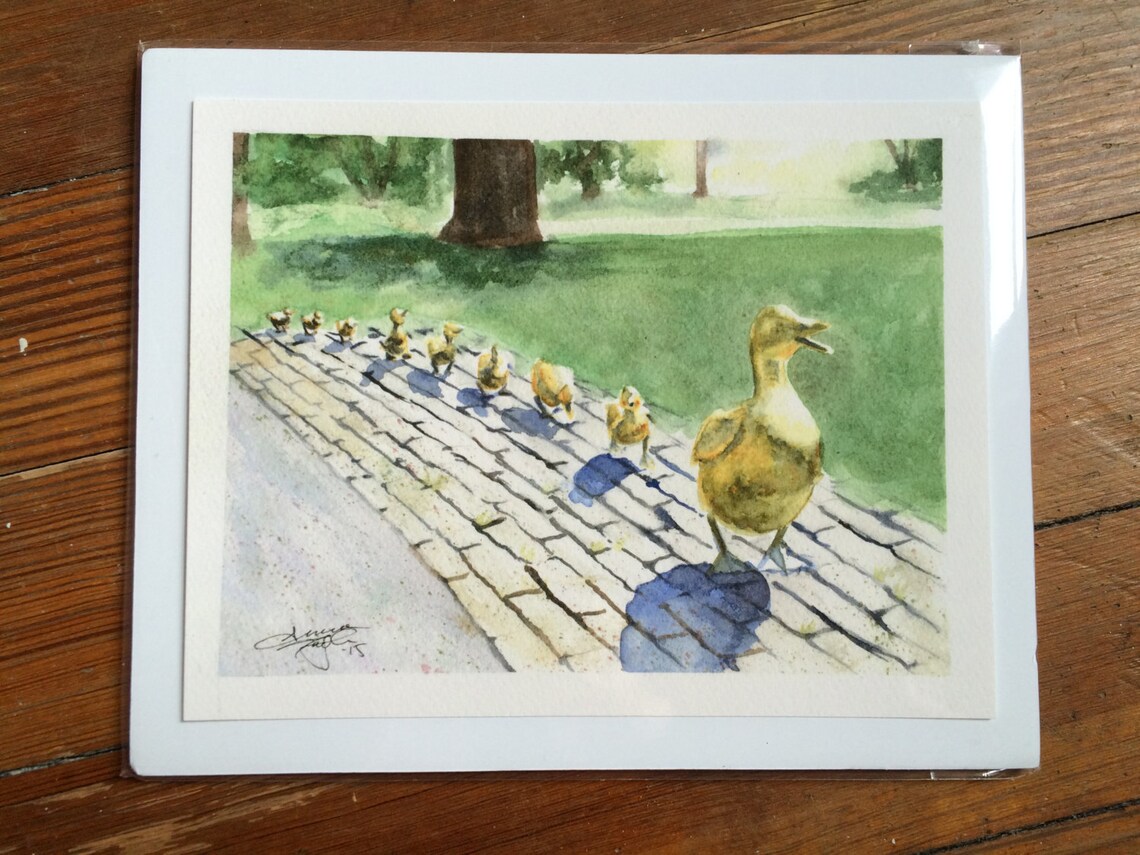 Make Way for Ducklings - PRINT - Etsy