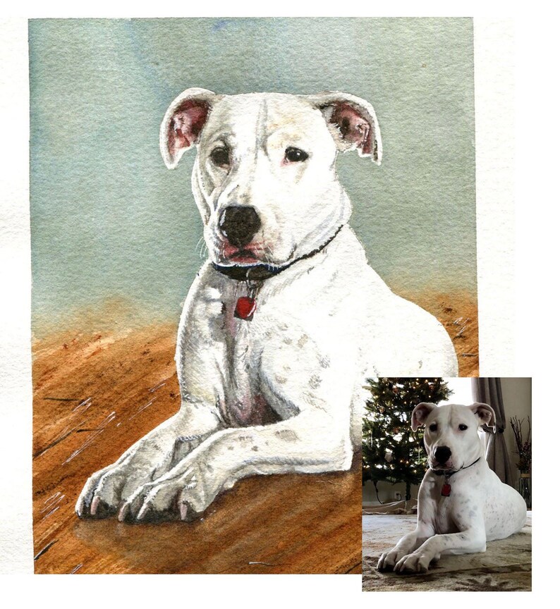Personalized Dog Portrait - Etsy