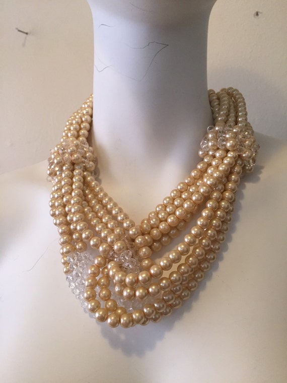 stunning double pearl statement - Gem