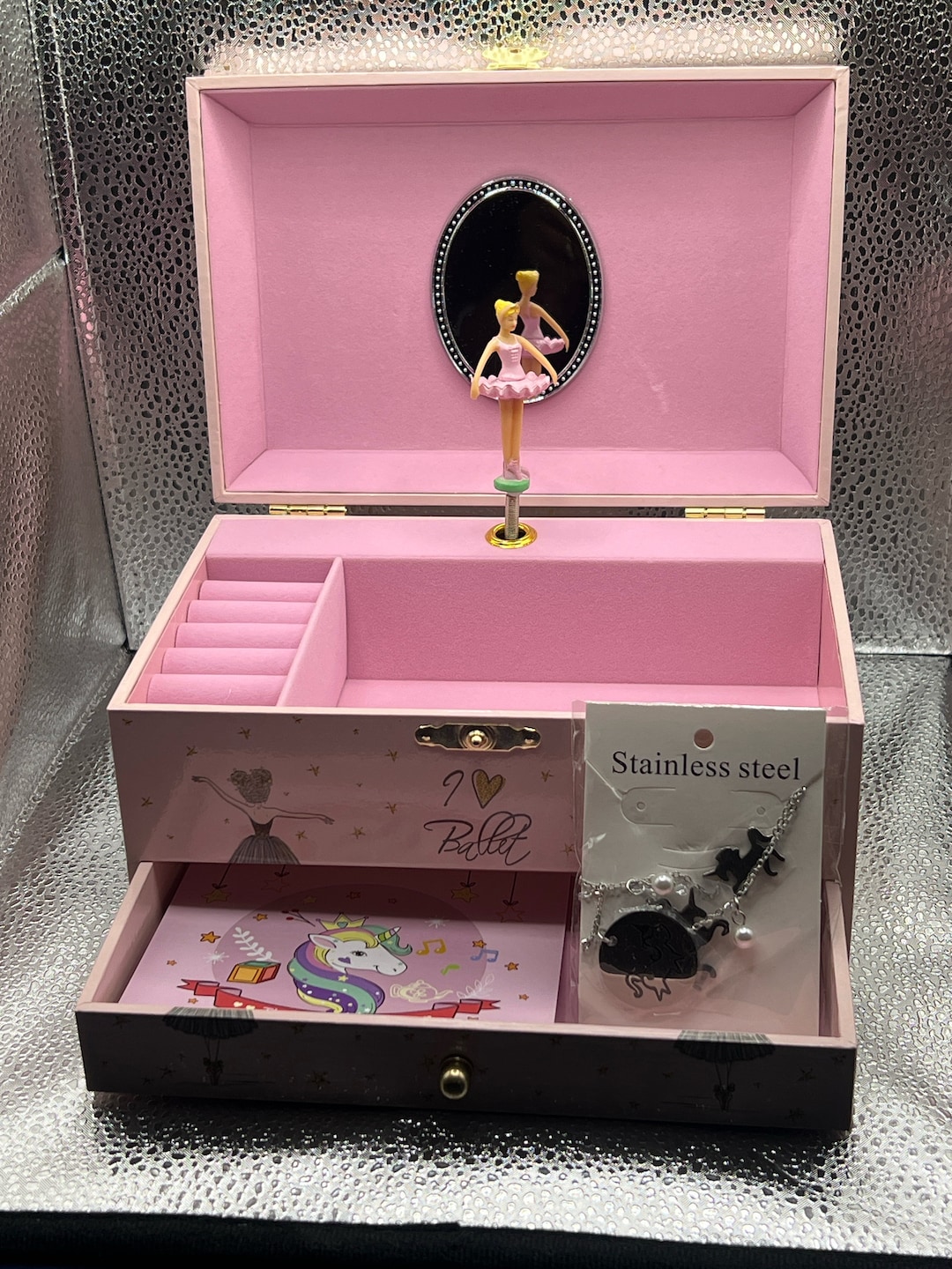 Ballerina Musical Jewelry Box - Etsy