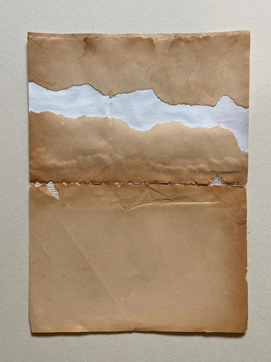 TWO PAGES (torn Paper) by #anafrois . Original Drawing - Etsy