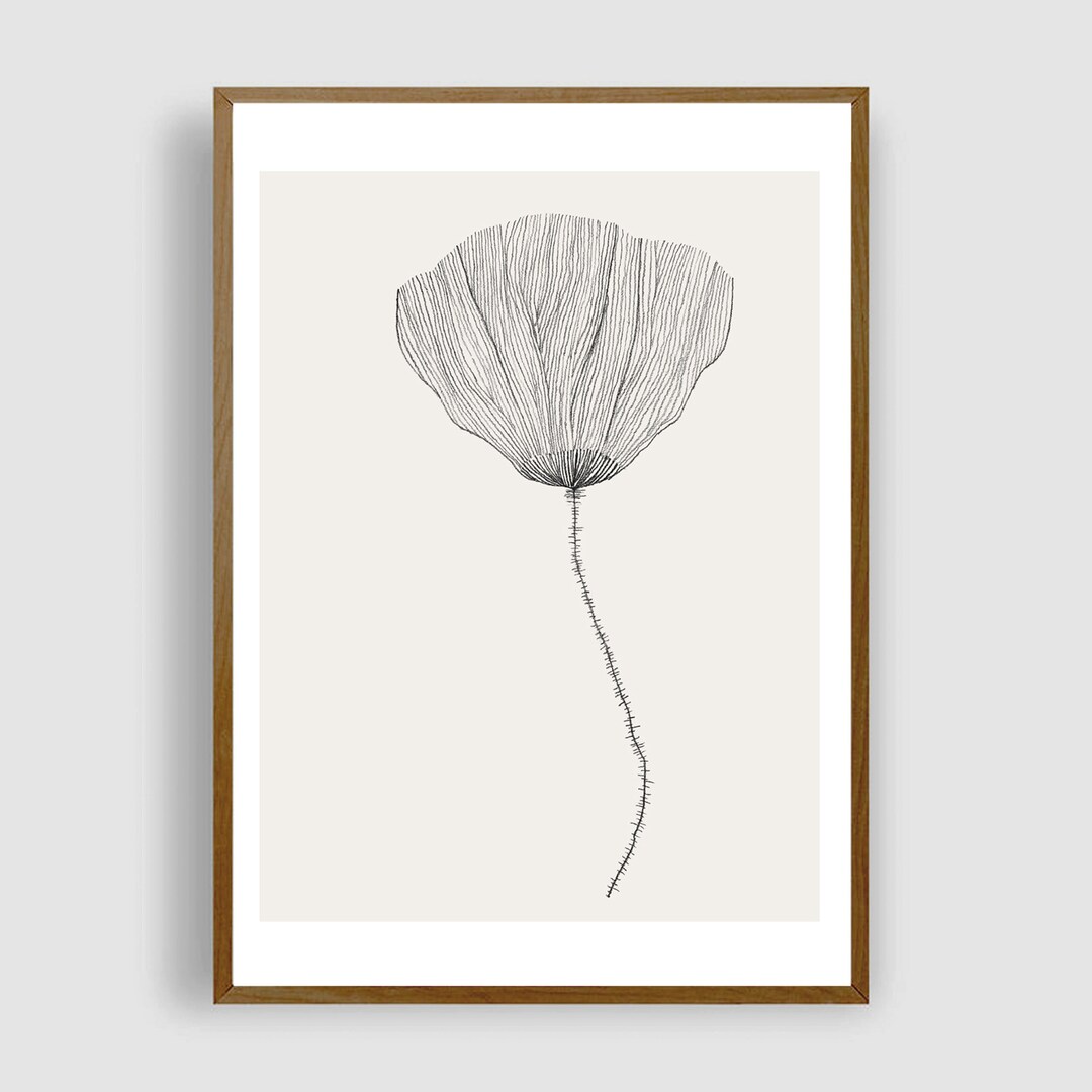 POPPY N.1 by #anafrois . Art Print - Etsy