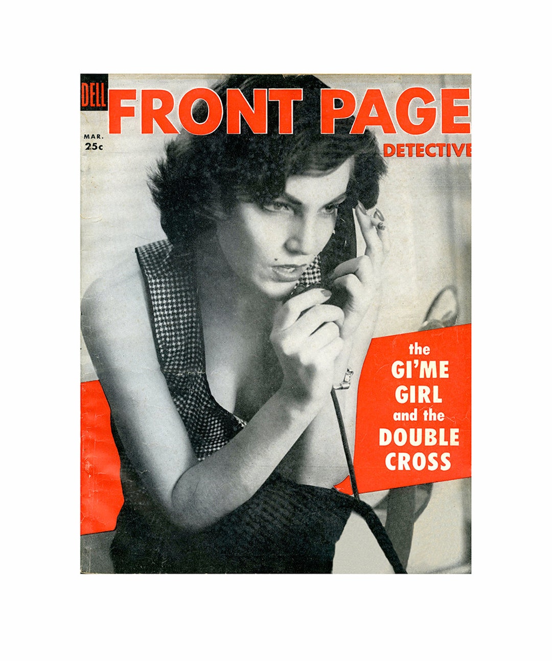 Wall Art Print of Vintage Frontpage Detective Magazine Cover - Etsy