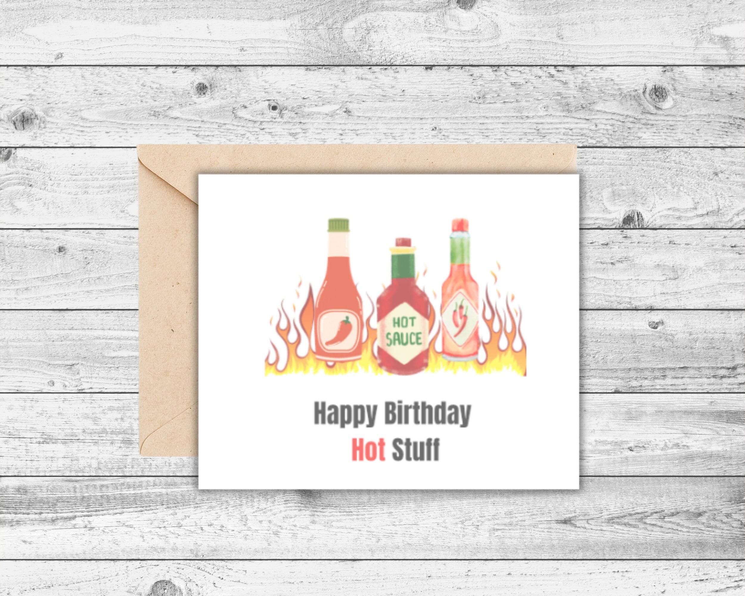 Happy Birthday Hot Stuff, Birthday Card for Husband, Birthday Card for ...