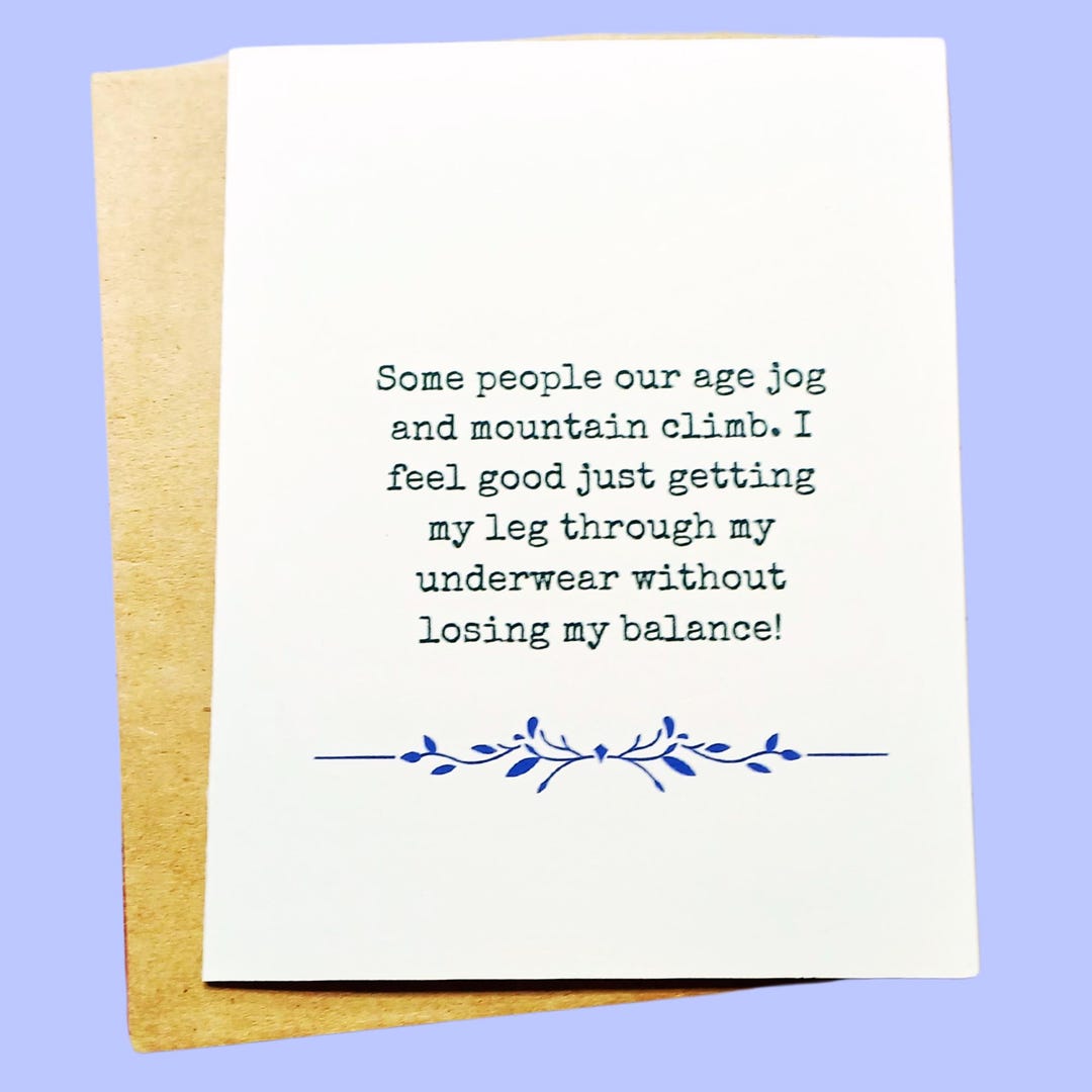 Funny Just Because Card, Birthday Card, Snarky Humor Cards, Funny Card ...