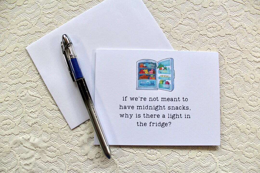 Funny Card for Anyone, Snarky Humor Cards, Friendship Card, If We're ...