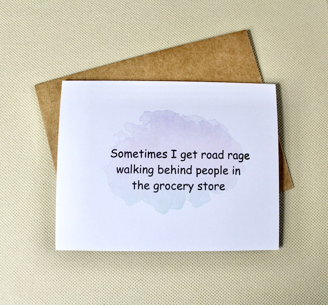 Funny Card for a Friend, Quirky Cards, Snarky Humor Cards, Friendship ...