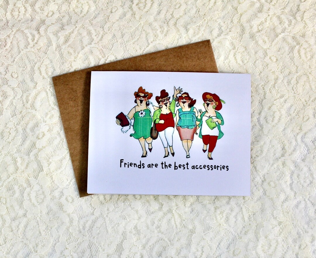 Friend Greeting Card, Funny Card for a Friend, Friendship Card ...