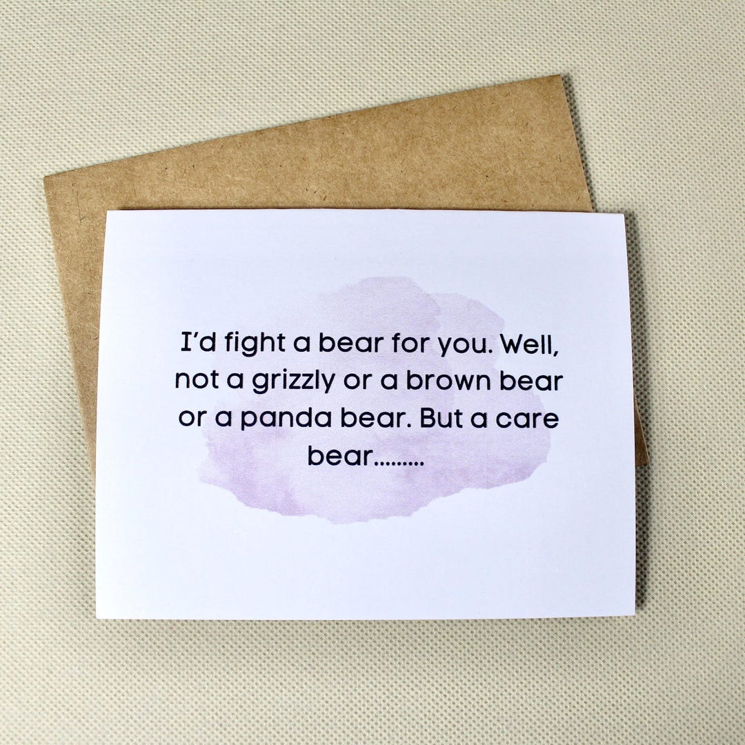 Friend Greeting Card, Funny Card for a Friend, Friendship Card, Card ...