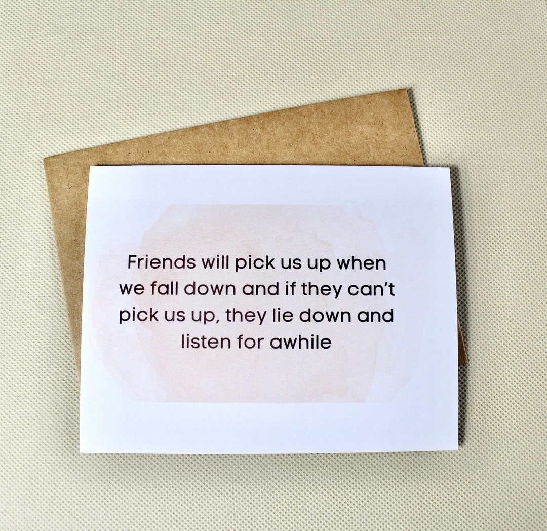 Friend Greeting Card, Funny Card for a Friend, Friendship Card, Card ...
