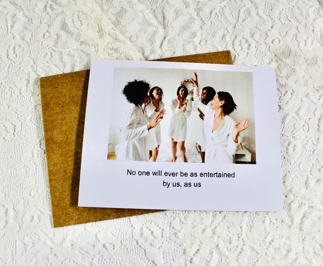 Funny Card for a Friend, Quirky Cards, Snarky Humor Cards, Friendship ...