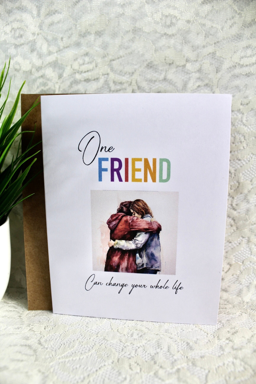 Card for a Friend, Greeting Cards, Just Because Card, Best Friend Card ...