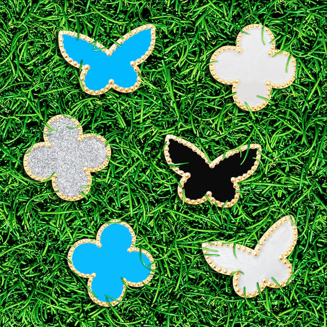 Flora & Butterflies Golf Ball Markers | Flower and Butterfly Themed ...