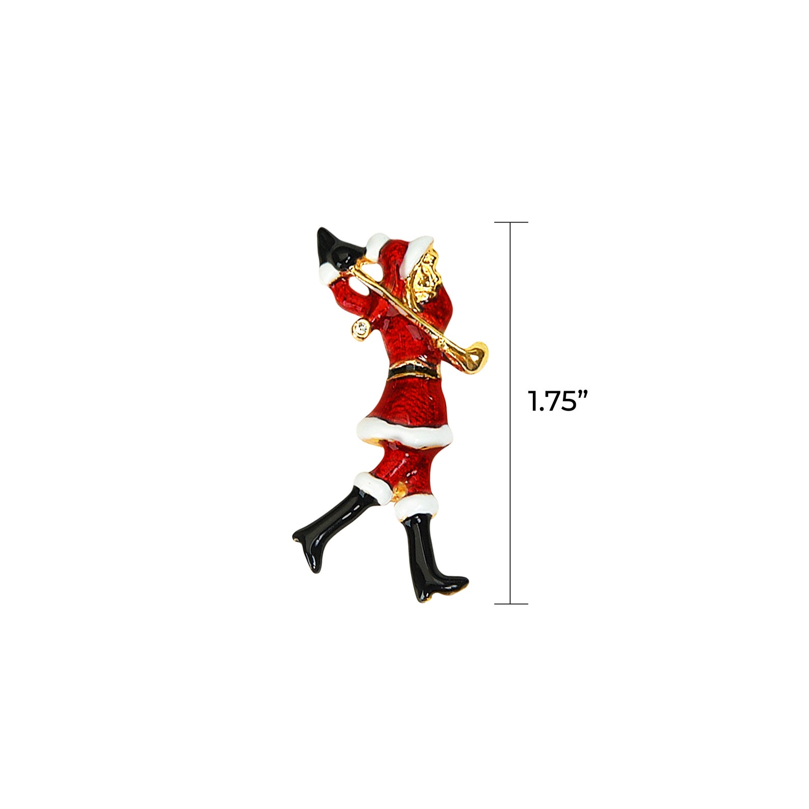 Mrs. Santa Claus Golfing Christmas Pin Set of 2 Xmas Golf - Etsy