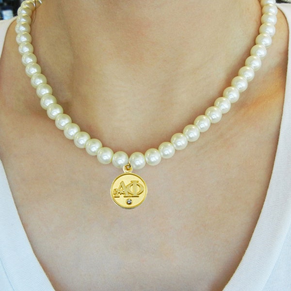 Alpha Phi Alpha Gold Necklace - Etsy