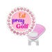 Eat, Pray, Golf Ball Marker With Swarovski Crystals | Hat Clip Included ...