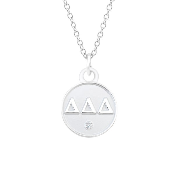 Tri Delta Necklace - Etsy