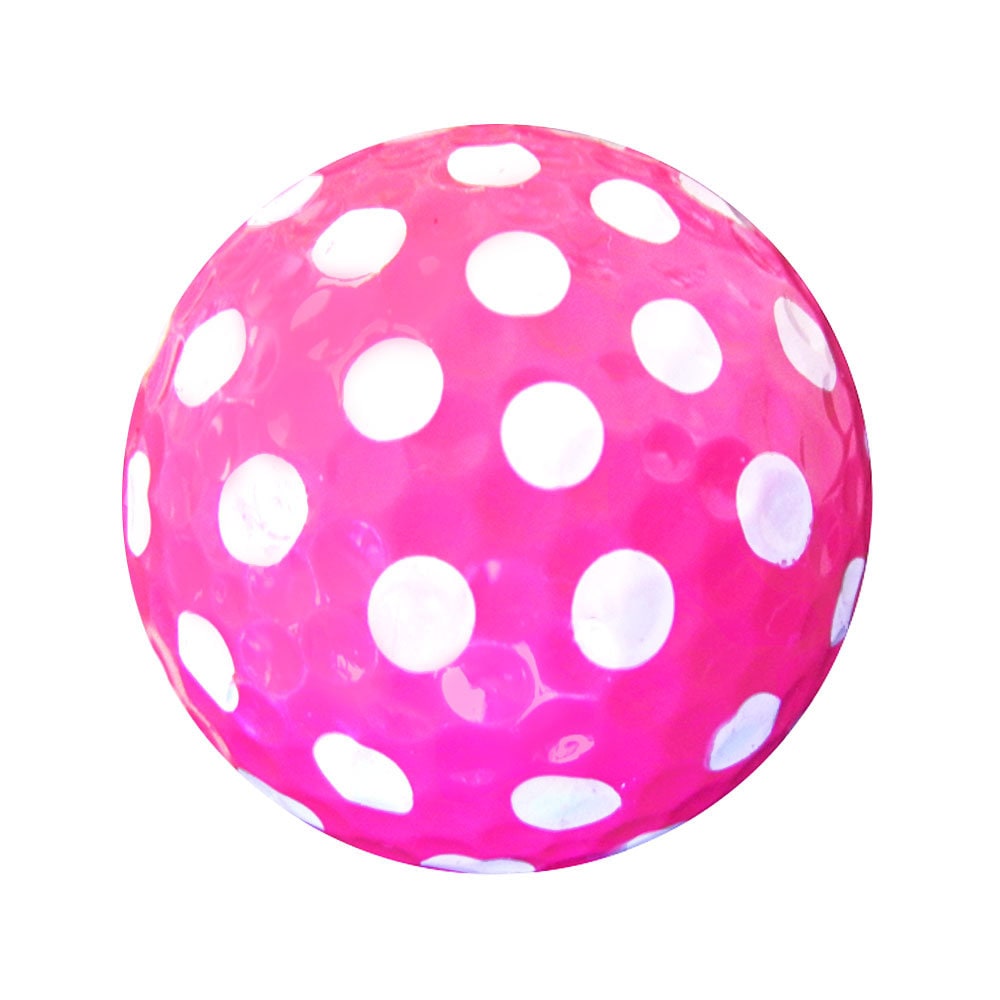 Hot Pink Golf Balls With White Polka Dot Print sleeve of 3 Cute Pink ...