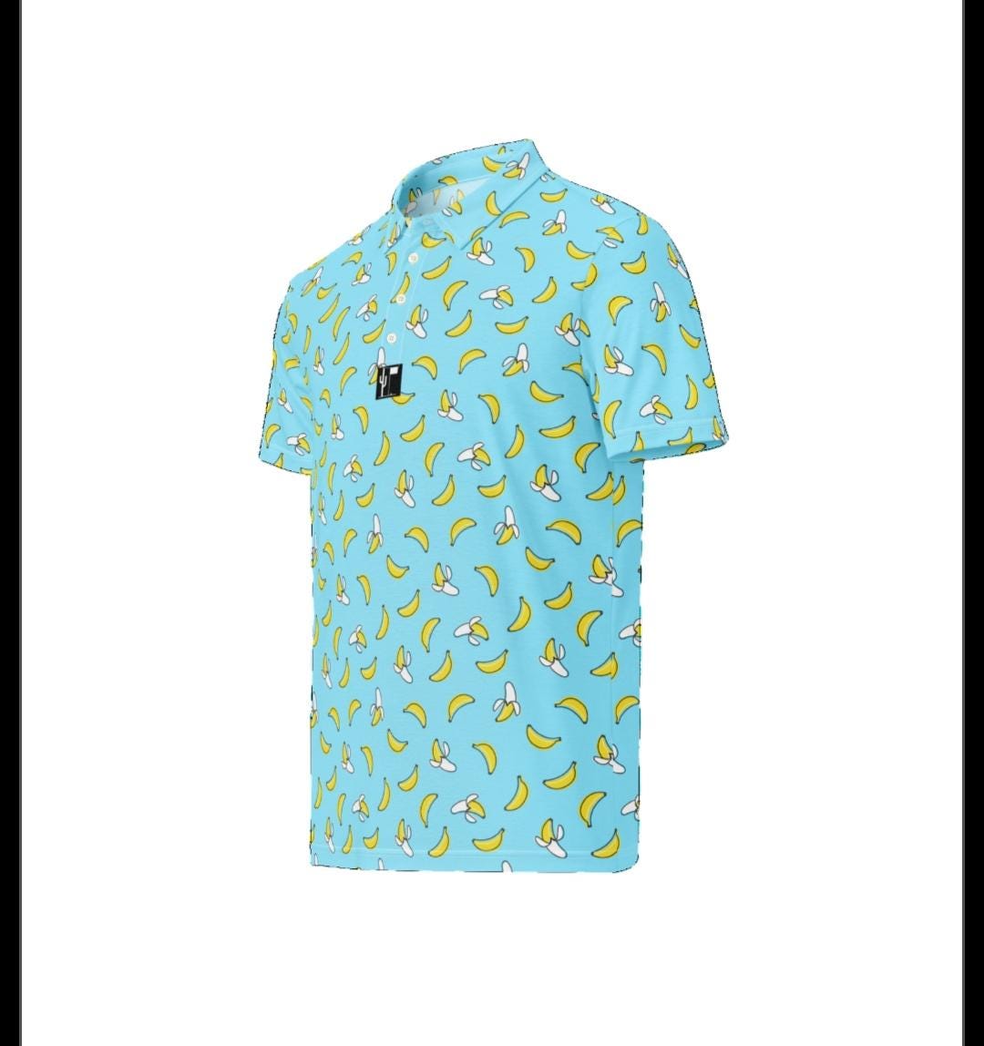Banana - Performance Mens Golf Polo Shirt Bt Even Par Golf - Etsy