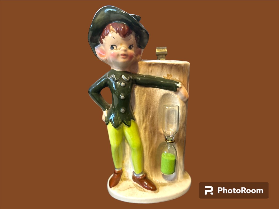 Vintage Elf Pixie Kitchen Timer and Recipe Holder by Enesco 6 - Etsy