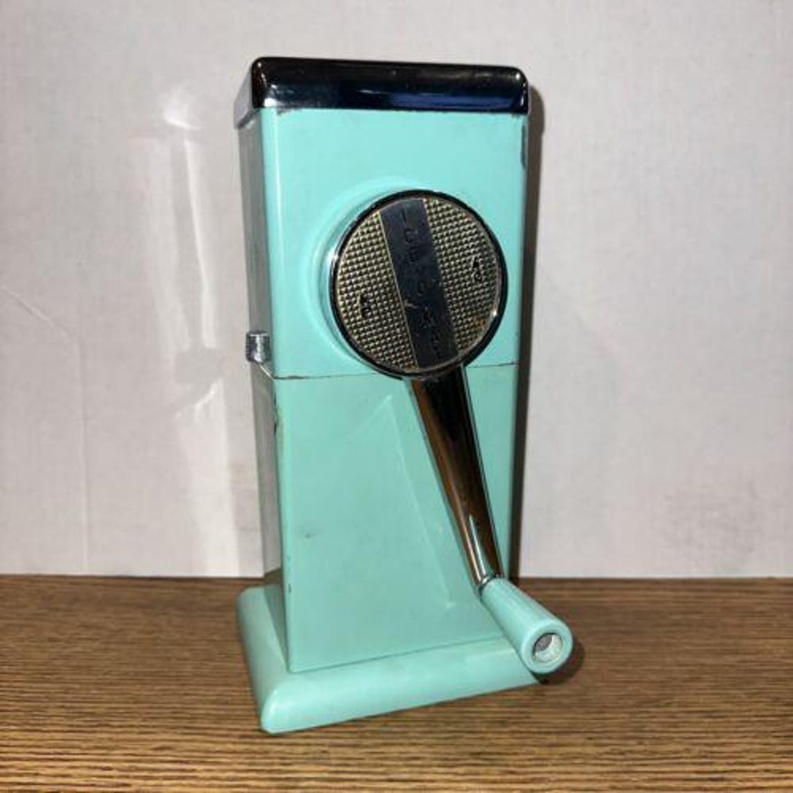 Rare Aqua Blue Vintage Ice-o-mat Ice Crusher. Wall Mount or Tabletop ...