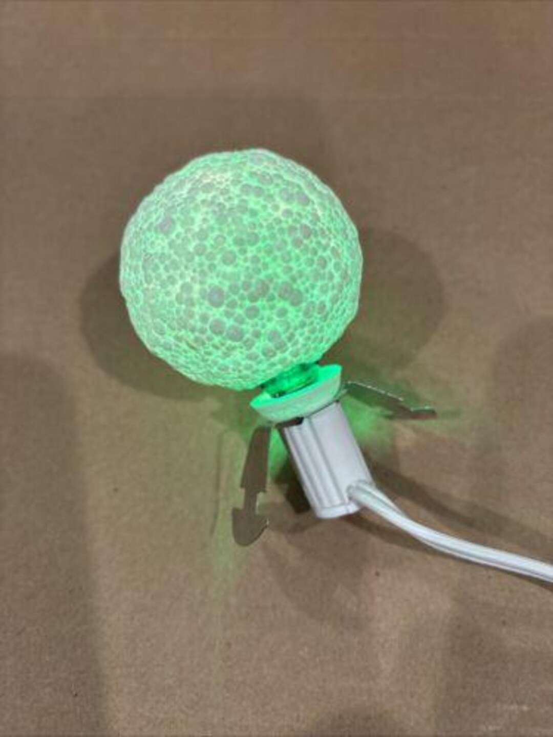 Vintage GE 1959 Snowball Lamps GREEN Christmas Bulb Light W/box - Etsy