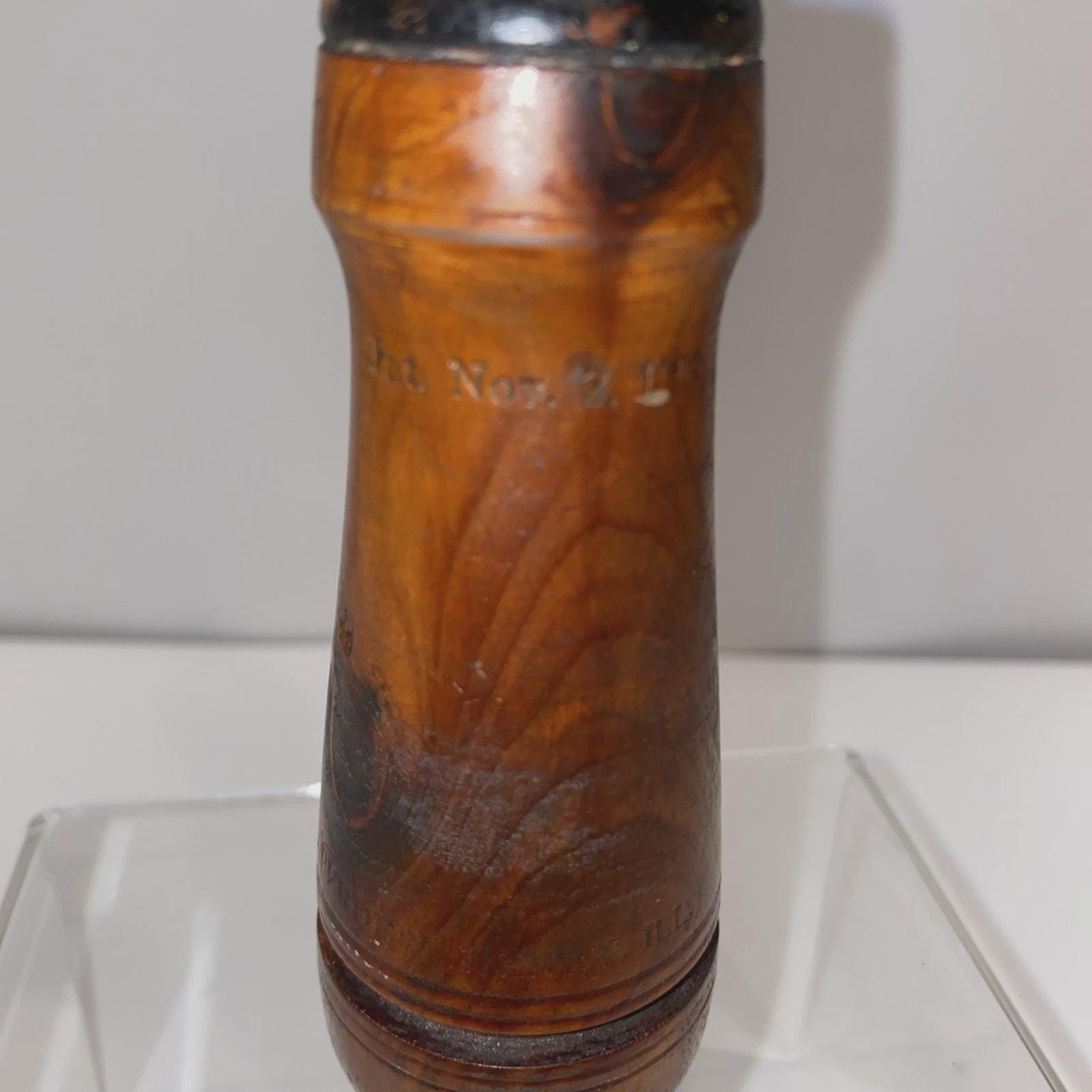 Vintage Charles H. Perdew - Henry , ILL. - Pat. Nov. 2 1909 Crow Call ...