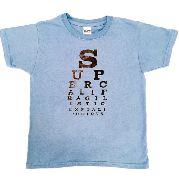 Eye Chart Shirt - Etsy