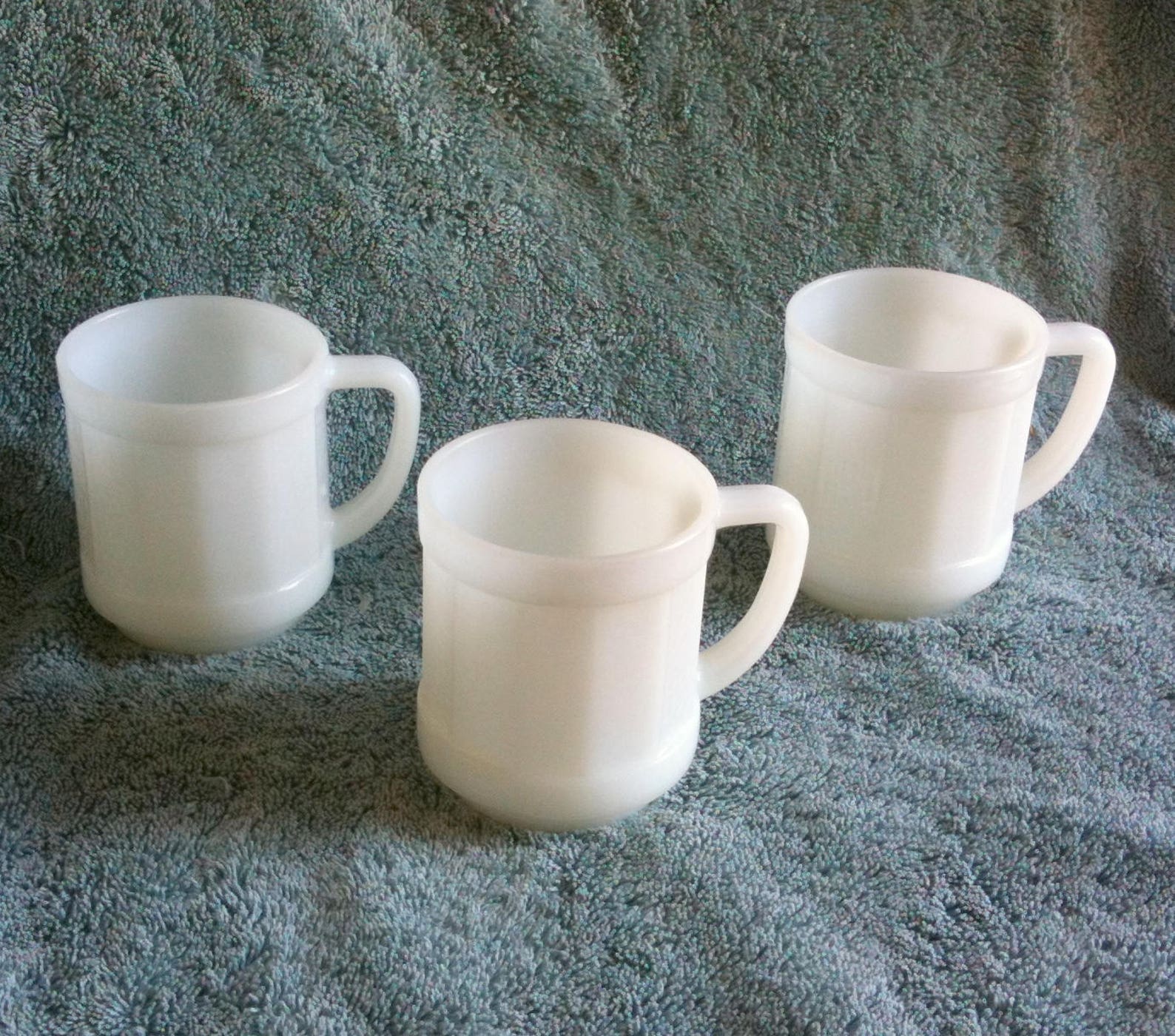 Vintage Federal Barrel Mug Milk Glass Mug Made in the USA 12 | Etsy