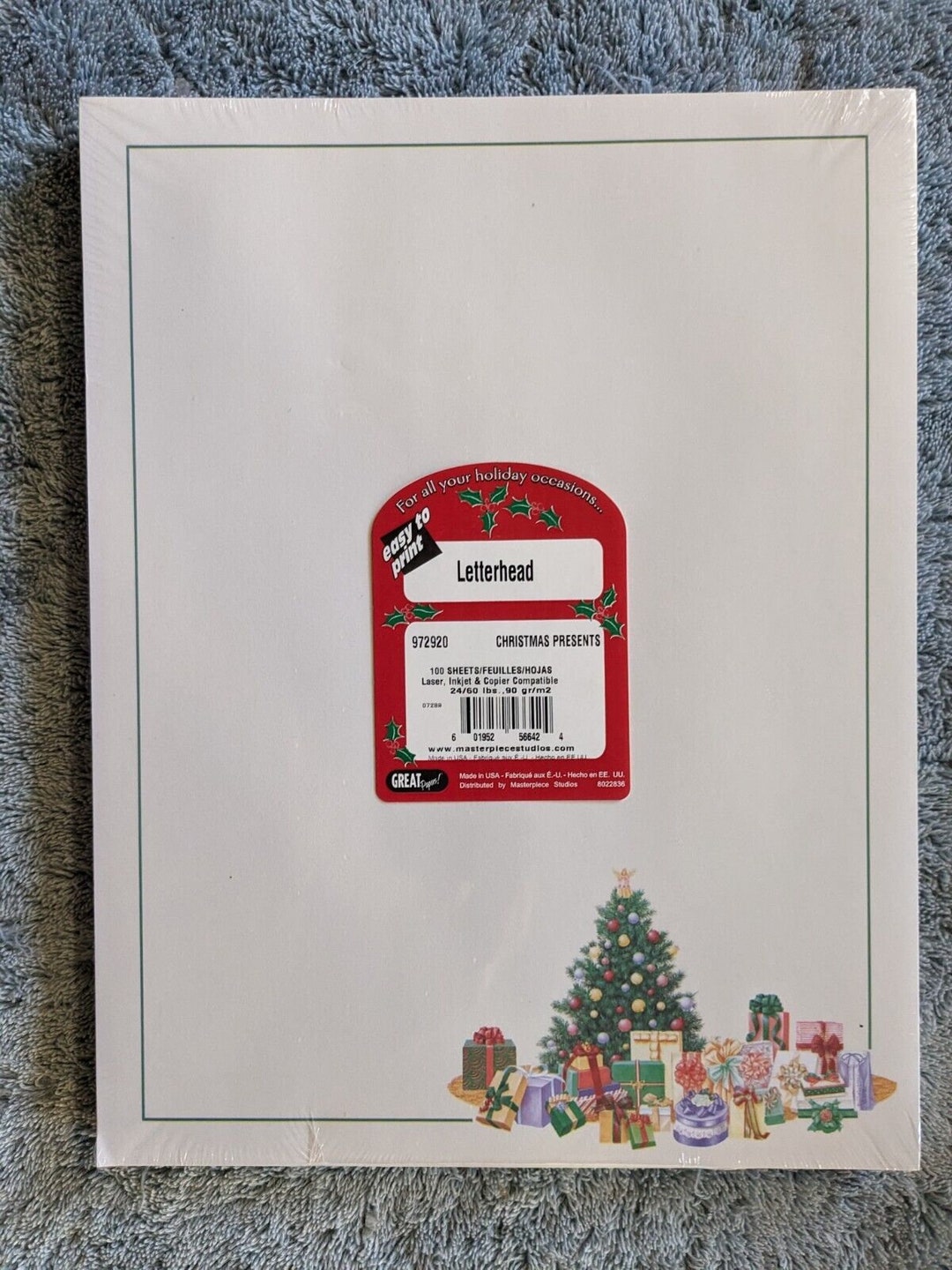 Printer Paper Great Papers Letterhead Christmas Presents 100 Sheets 11 ...
