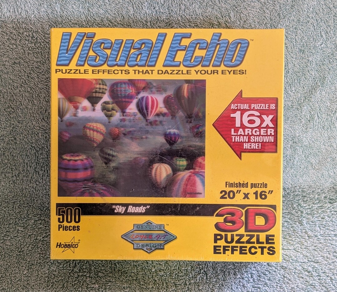 Visual Echo 3D 500 Pc Puzzle Sky Roads Suitable as Gift Vintage 2004 - Etsy
