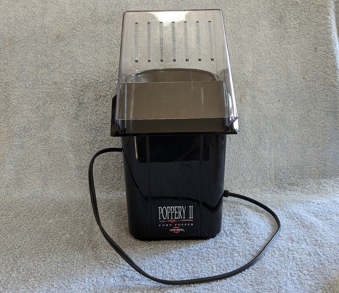Vintage West Bend Poppery II Popcorn Popper Hot Air Corn Popper Coffee ...