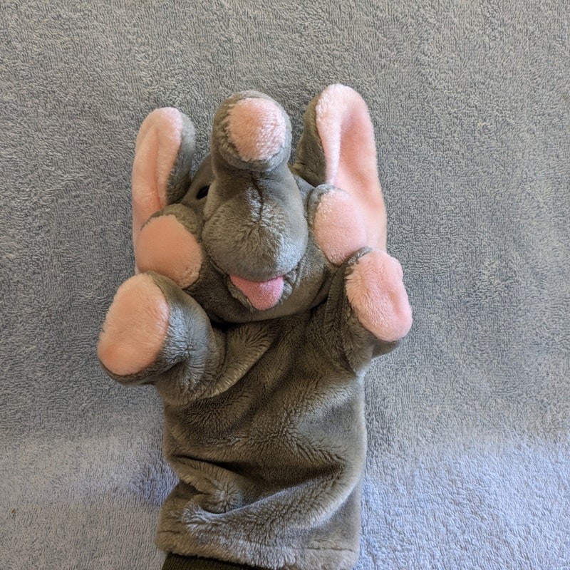 Elephant Hand Puppet - Etsy