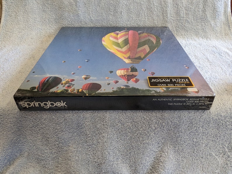 Springbok Ballon Puzzle Flying Colors Over 500 Piece Jigsaw Vintage ...