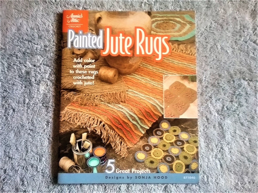 Crocheted Jute Rugs Painted Jute Rugs Annie's Attic - Etsy