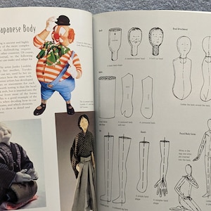 Doll Making Book Anatomy of a Doll the Fabric Sculptures Handbook ...