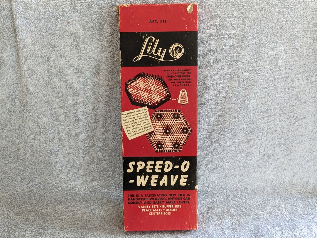 Vintage Lily Speed O Weave Loom 717 for Parts Missing Shuttle and ...