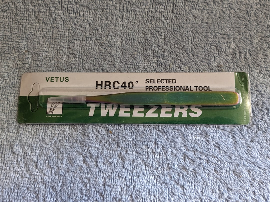 VETUS Tweezers HRC40 5 Models to Choose From Stainless Steel Super Hard ...