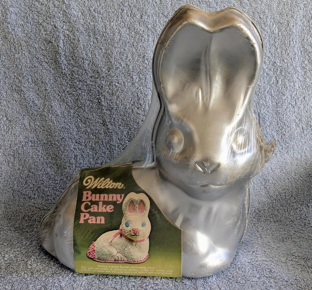 Vintage 1981 Wilton Bunny Cake Pan 3D Mold 2105-2223 Unused in Original ...