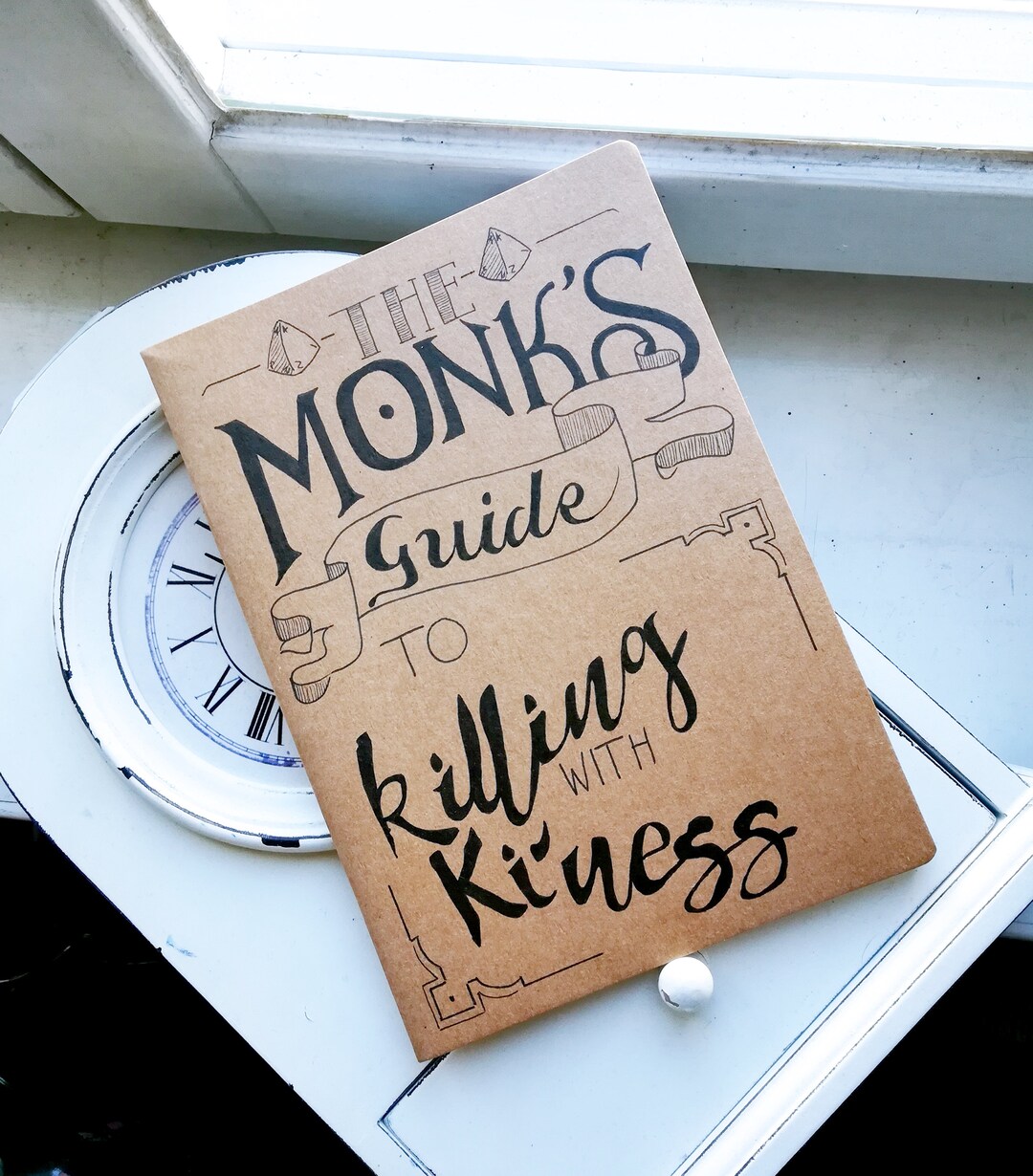 Monk Dungeons and Dragons Character Notebook Hand-lettering - Etsy