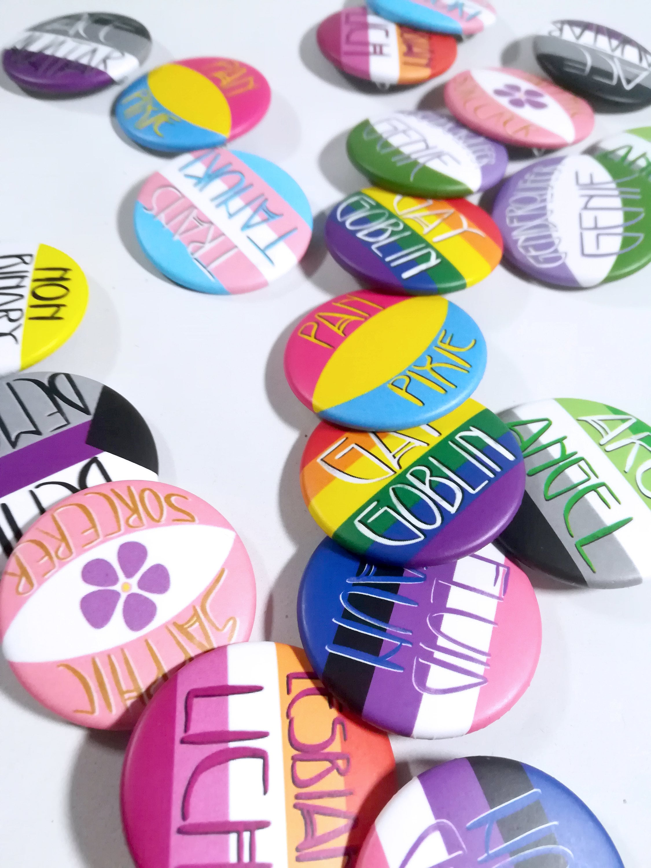 5 Pick and Choose Pride Button Set Pin Badges - Etsy
